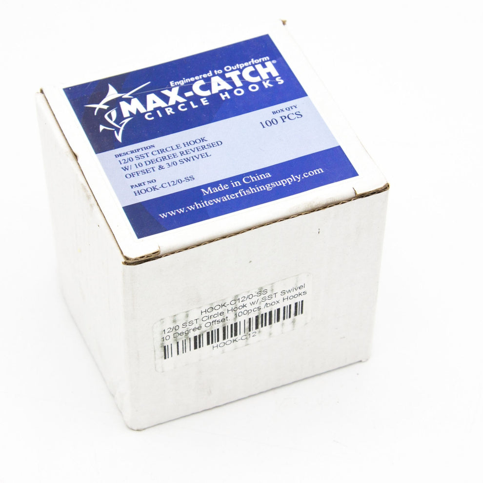 Max-Catch 12/0 Stainless Steel Circle Hooks | 12 0 Circle Hooks ...
